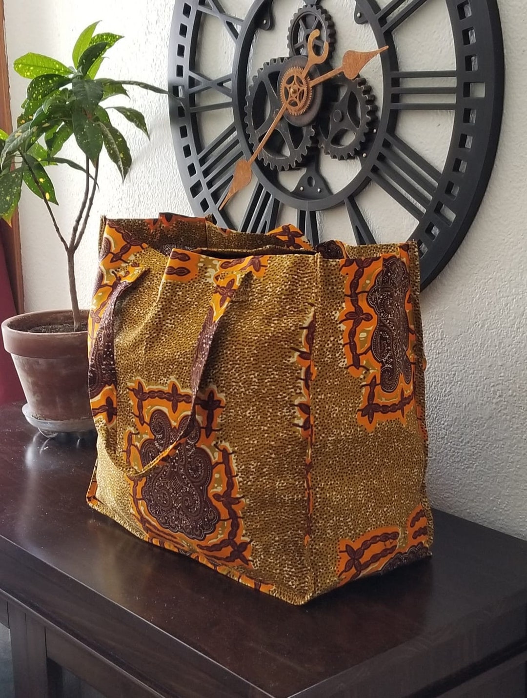 Handmade Totes With Authentic African Print - Etsy