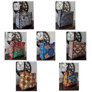 Handmade Totes With Authentic African Print - Etsy