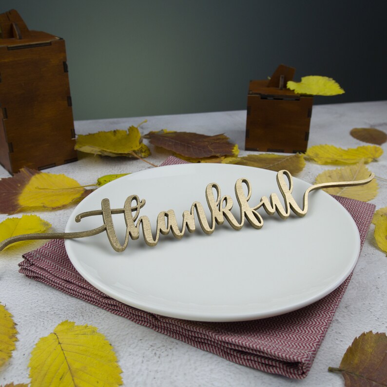 1/1.5/2 In. Thanksgiving Table Decor Blessed Sign - Etsy
