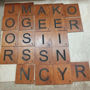 4x4 In. Scrabble Tiles Names, Scrabble Tiles, Scrabble Tiles Wall Art ...