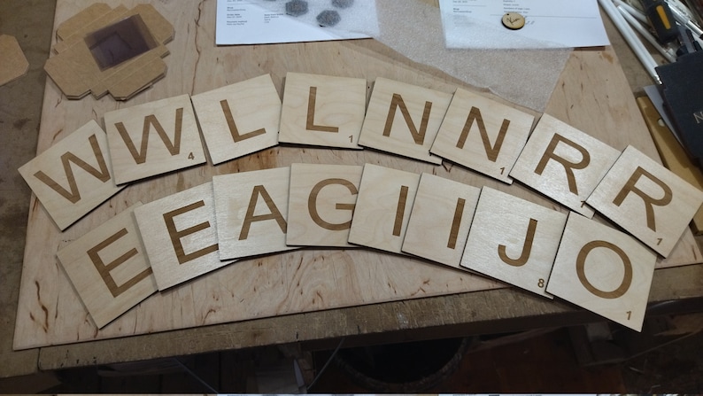 4x4 In. Scrabble Tiles Names, Scrabble Tiles, Scrabble Tiles Wall Art ...