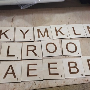 4x4 In. Scrabble Tiles Names, Scrabble Tiles, Scrabble Tiles Wall Art ...