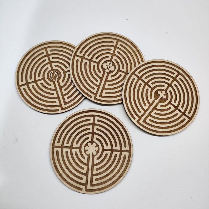Finger Labyrinths, Maze for People With Vision Impairment, Maze ...