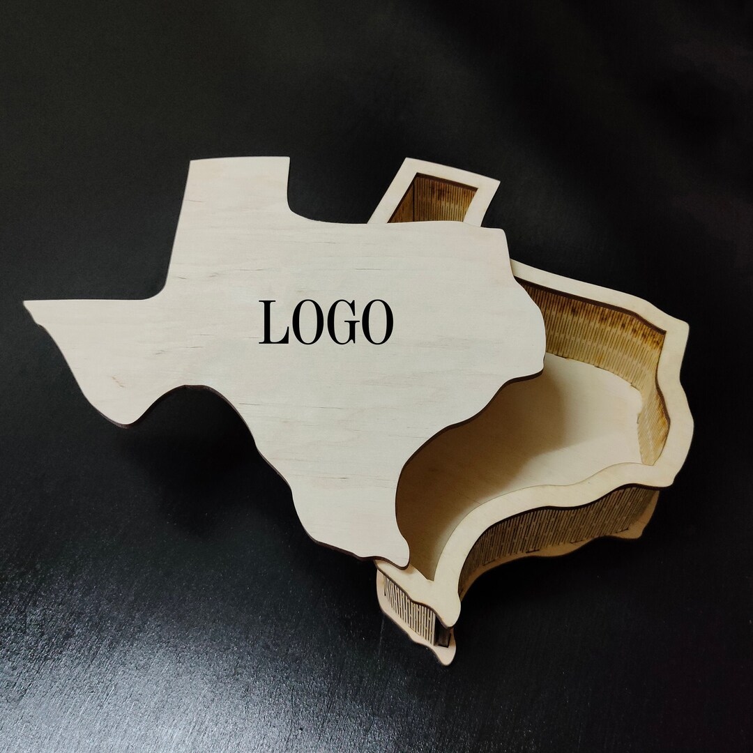 Custom Wood Box With Logo, Wood Box Unique Shape, Custom Box for Gift ...