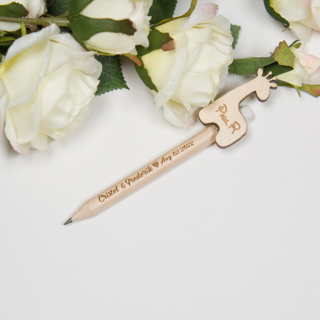 Personalized Mini Pencils: Baby Shower & Wedding Favors - Etsy