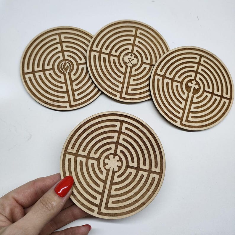 Finger Labyrinths, Maze for People With Vision Impairment, Maze ...