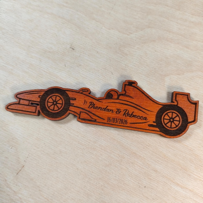 Save the Date Magnet Ferrari F1, Wooden F1 Save the Date Magnets – Race ...