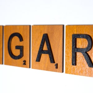 Custom Scrabble Wall Tiles: 2x2 Inches Wood Letter Art, Scrabble Tile ...