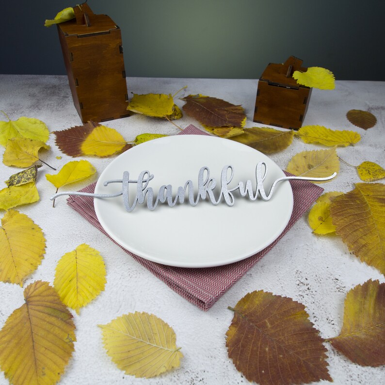 1/1.5/2 In. Thanksgiving Table Decor Blessed Sign - Etsy