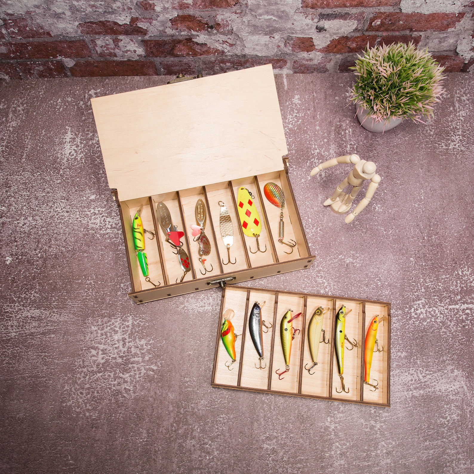 Custom Tackle Box Fishing Gear Box Fishing Gifts for Men - Etsy