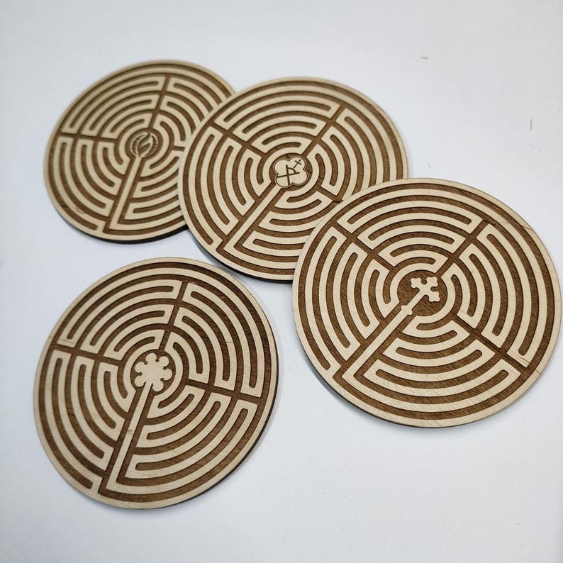 Finger Labyrinths, Maze for People With Vision Impairment, Maze ...