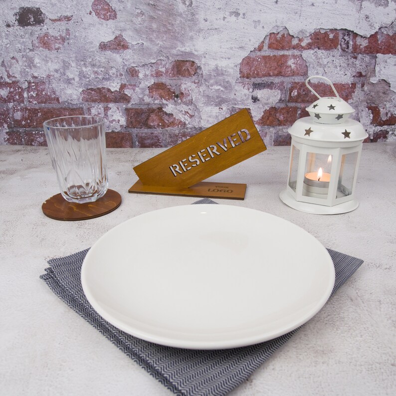 Wood Reserved Table Sign: Wedding Reception Decor - Etsy