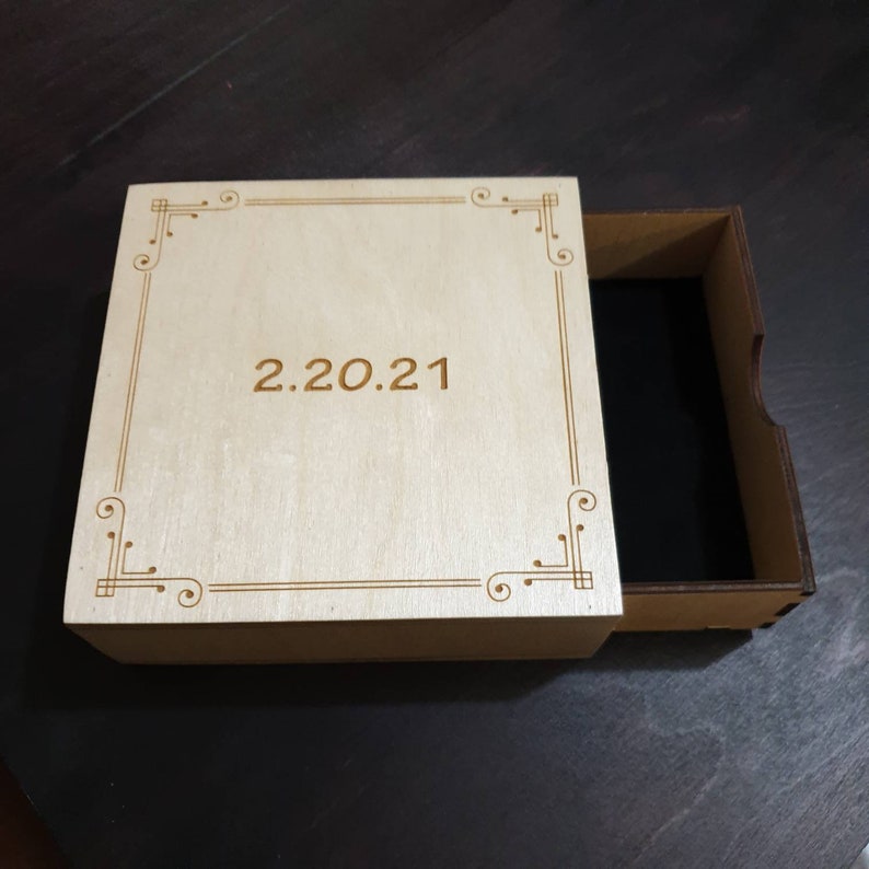 Custom Wood Box With Logo Custom Box for Gift Personalized | Etsy