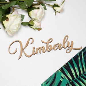 Laser Cut Acrylic Wedding Place Cards: Personalized Name Tags - Etsy