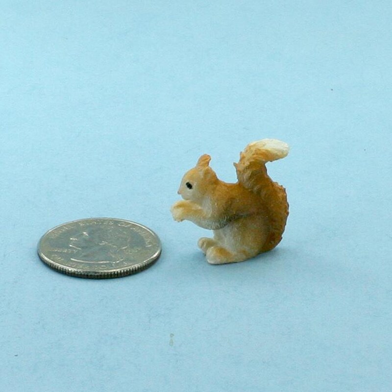 Squirrel Miniature - Etsy