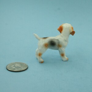 Adorable 1:12 Scale Dollhouse Miniature Realistic Beagle Dog Figurine ...