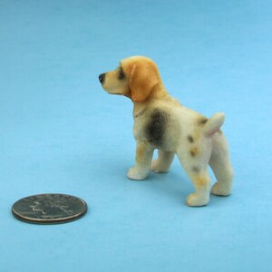 Adorable 1:12 Scale Dollhouse Miniature Realistic Beagle Dog | Etsy