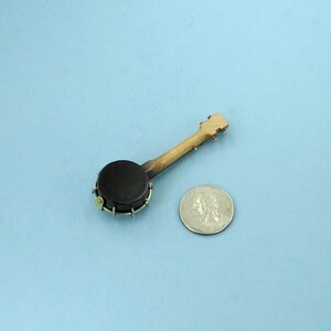 Dollhouse Miniature Realistic Banjo With a Carrying Case - Etsy
