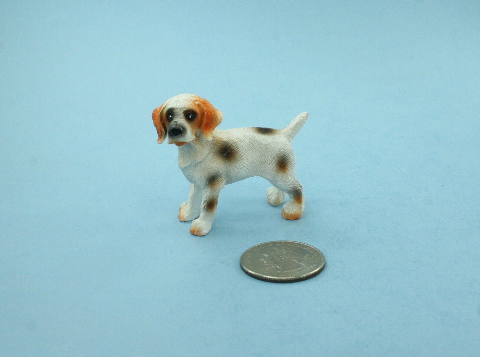 Adorable 1:12 Scale Dollhouse Miniature Realistic Beagle Dog - Etsy