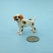Adorable 1:12 Scale Dollhouse Miniature Realistic Beagle Dog Figurine ...