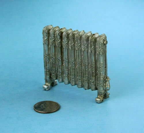 Dollhouse Miniature Decorative Antiqued Silver Heating - Etsy