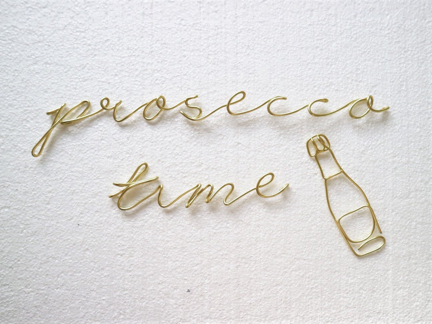 WIRE PROSECCO SIGN Wire Words Wall Hanging Prosecco Gift | Etsy UK
