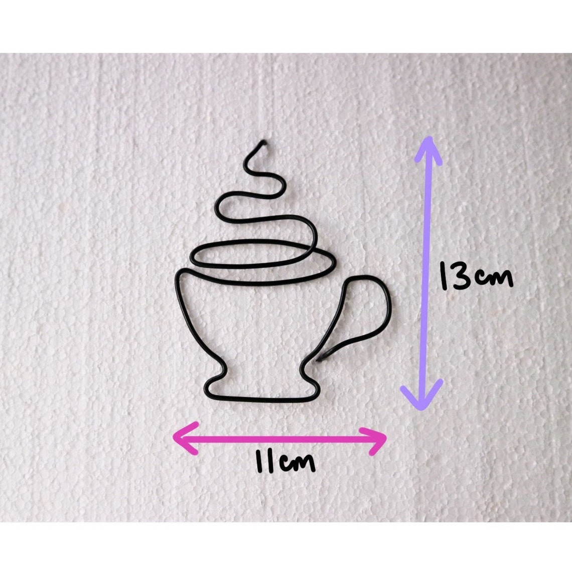 WIRE TEA CUP Sign Wire Words Wire Art Kitchen Decor - Etsy UK