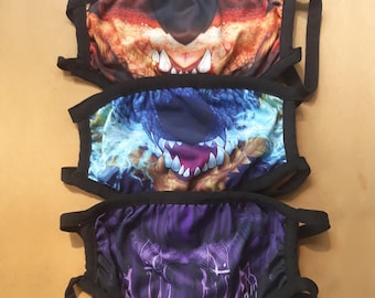 Monster Hunter World Face Mask: High Quality Fabric Face Mask - Etsy