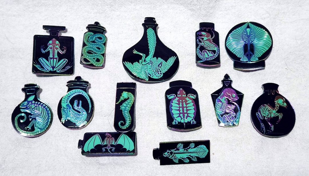 Anodize - Diaphonize Wet Specimen Enamel Pins - Etsy