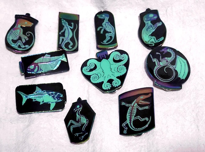 Anodize-diaphonize Vol. 2 Wet Specimen Enamel Pins - Etsy