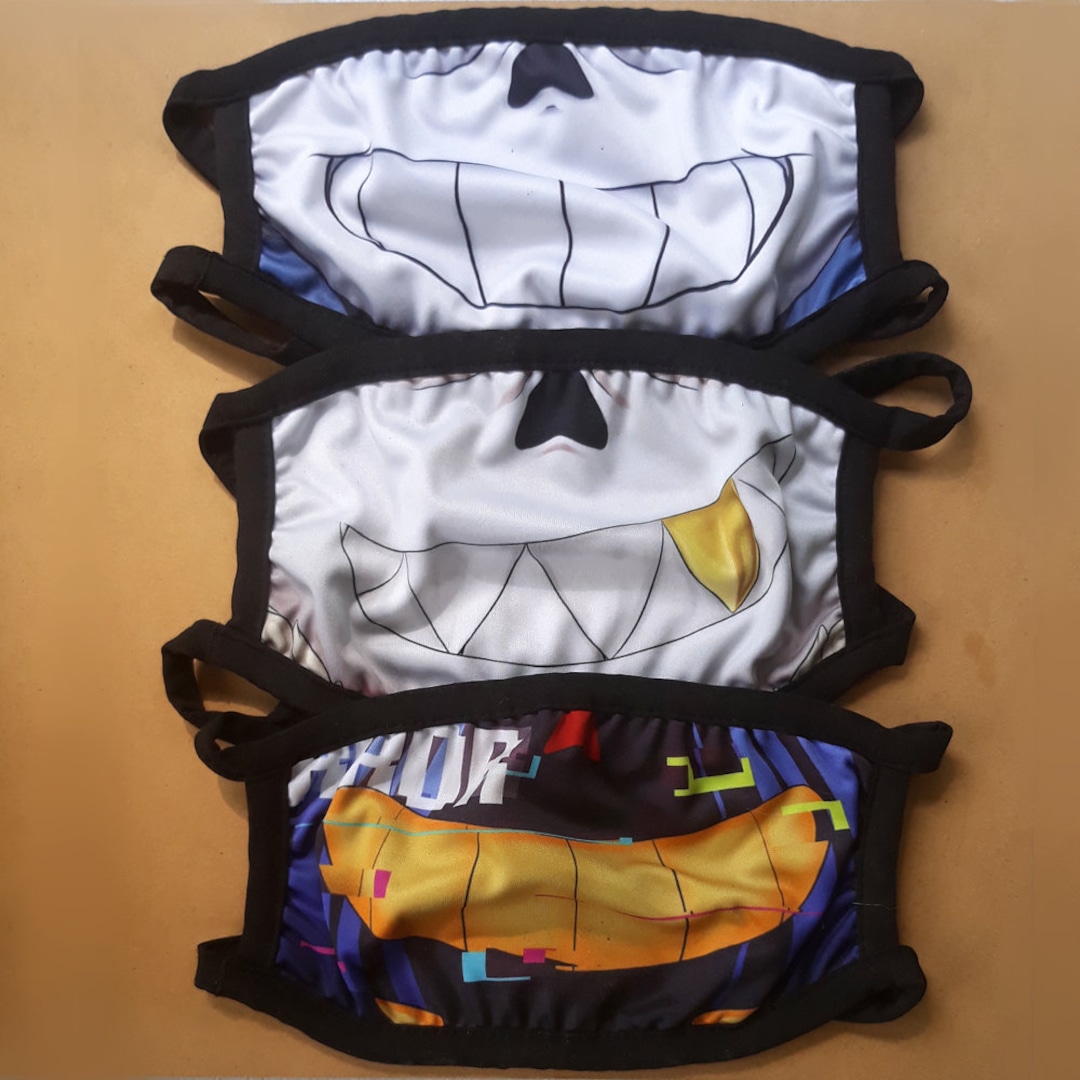 Sans Mask, Error Sans Mask, Underfell Sans Mask, Cloth Dust Mask - Etsy