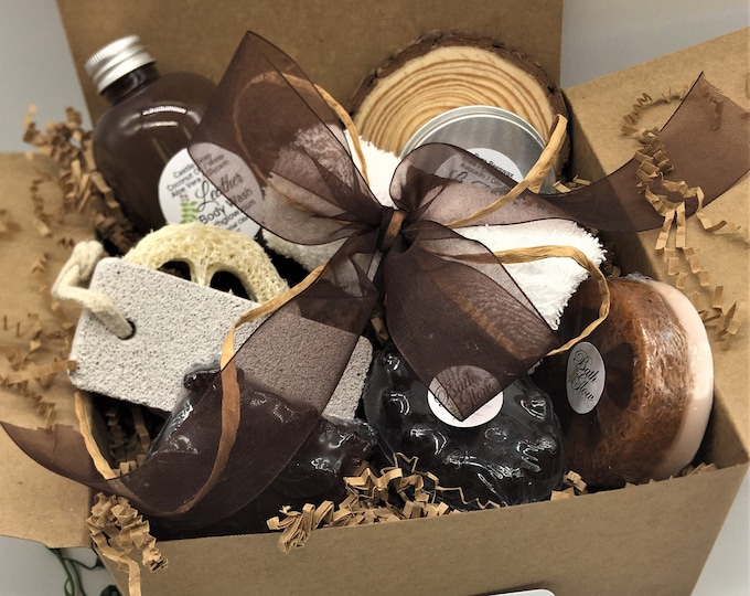 Men's Shower Box Set: Spa Gift | Bath Gift | Unique Gift | Gifts for ...