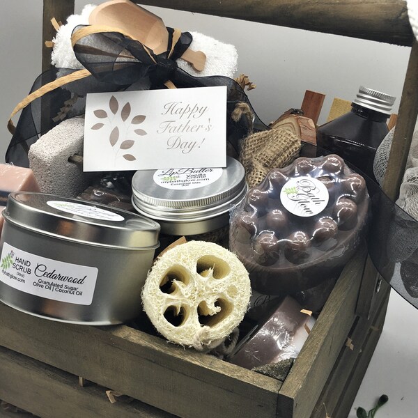 Men's Shower Box Set: Spa Gift Bath Gift Unique Gift Gifts for Men ...