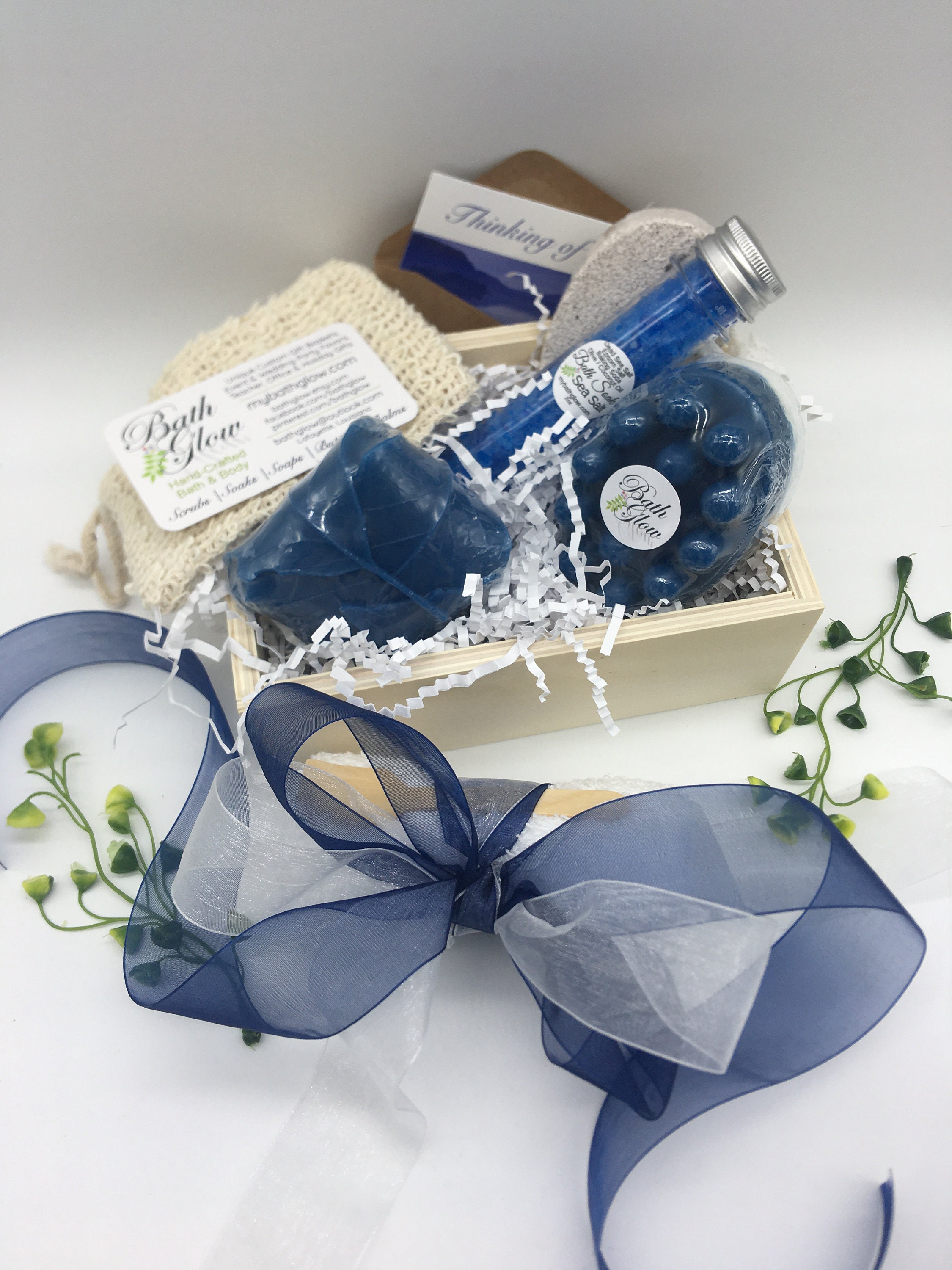 Petite Box Set sea Salt: Spa Gift Bath Gift Unique Gift - Etsy