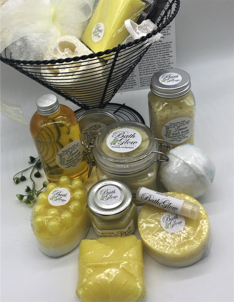 Lemon Wire Cone Basket: Spa Gift | Bath Gift | Unique Gift | Gifts for ...