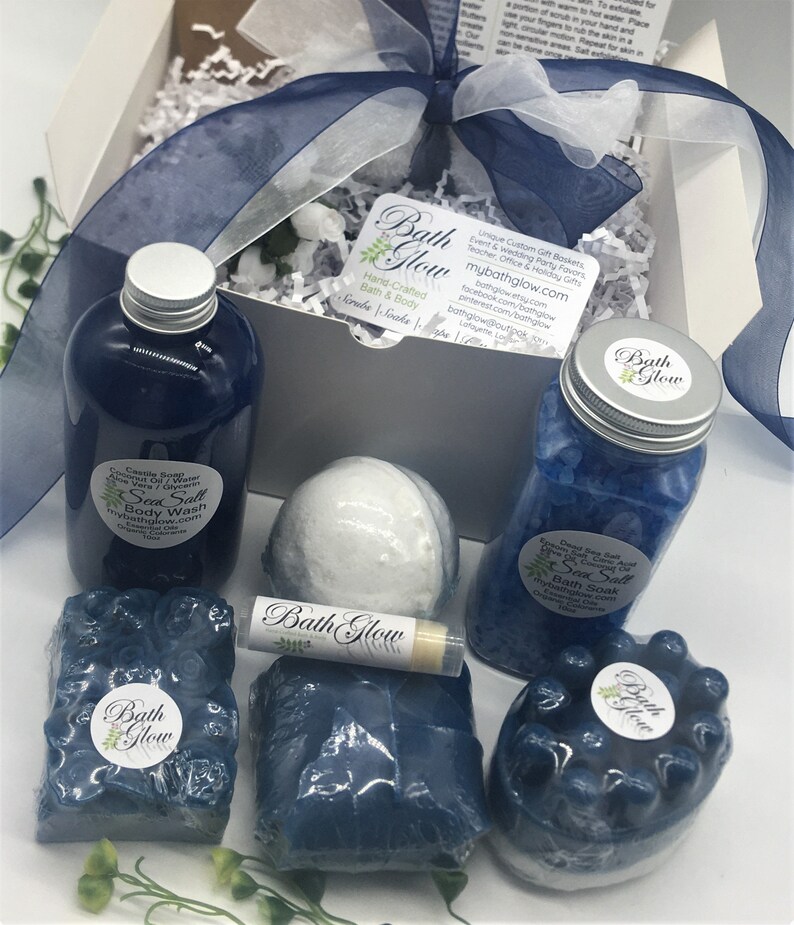 Sea Salt Relaxation Box Set: Spa Gift | Bath Gift | Unique Gift | Gifts ...