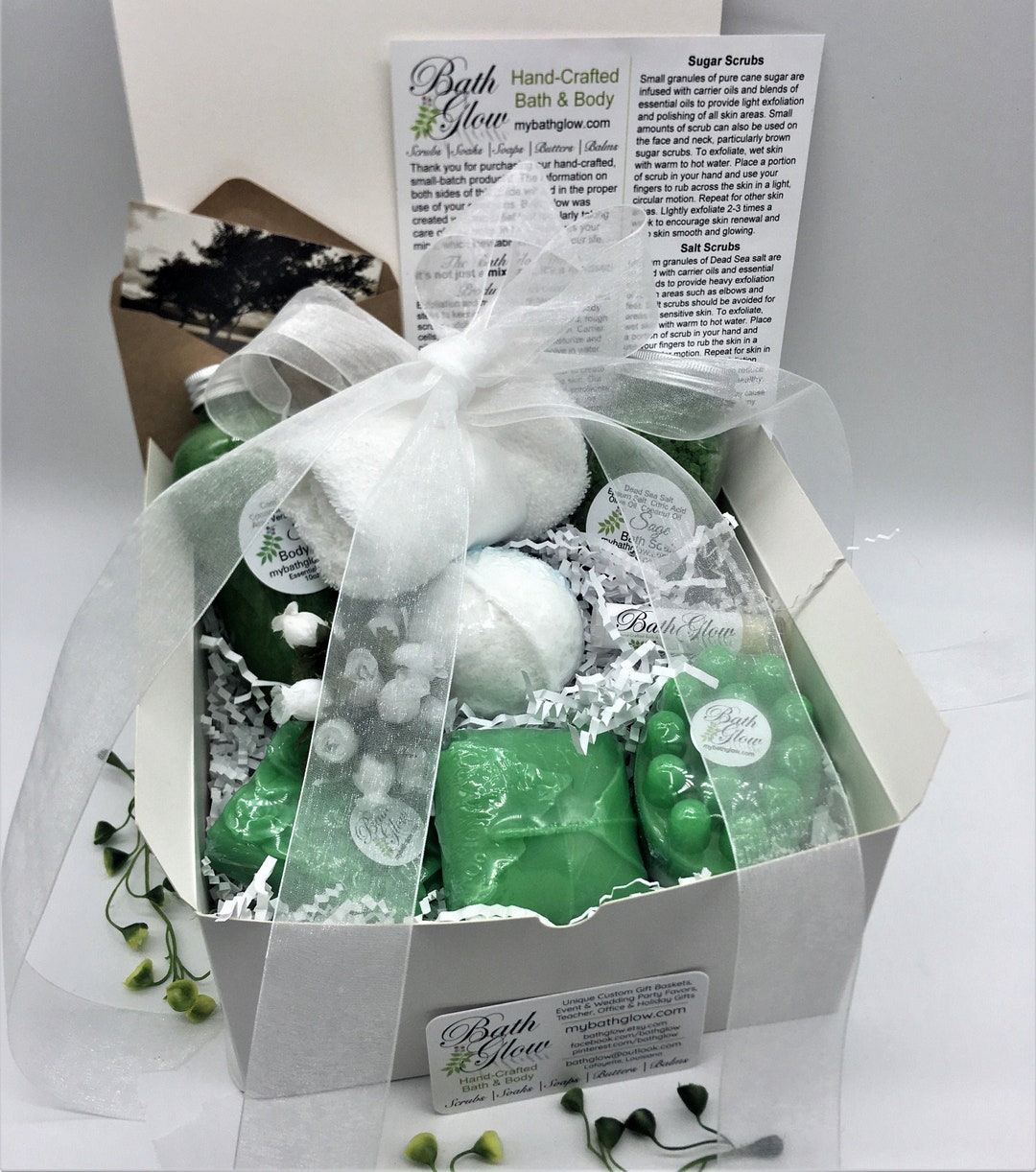 Sage Relaxation Box Set: Spa Gift | Bath Gift | Unique Gift | Gifts for ...