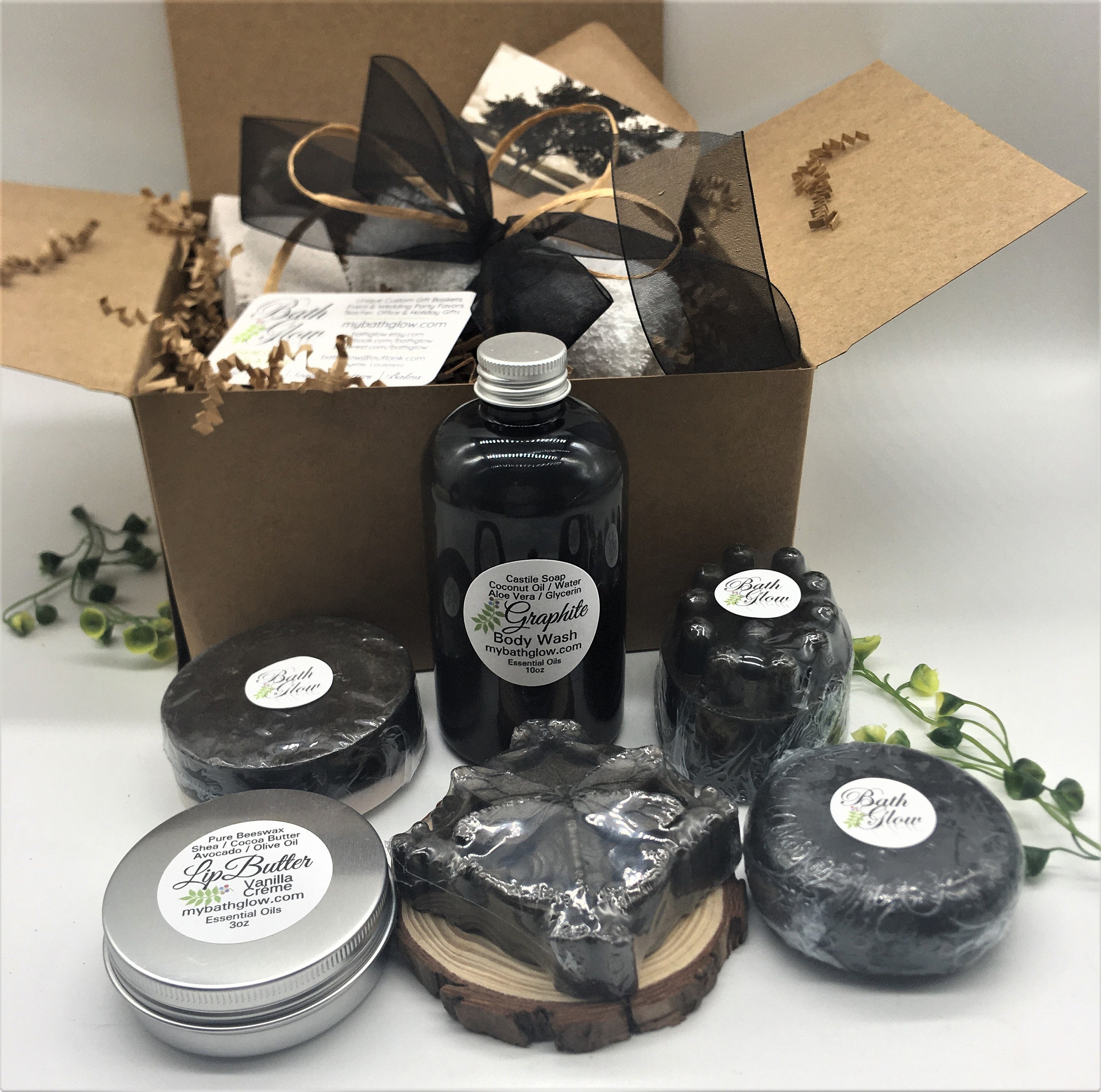 Men's Shower Box Set: Spa Gift Bath Gift Unique Gift Gifts for Men ...