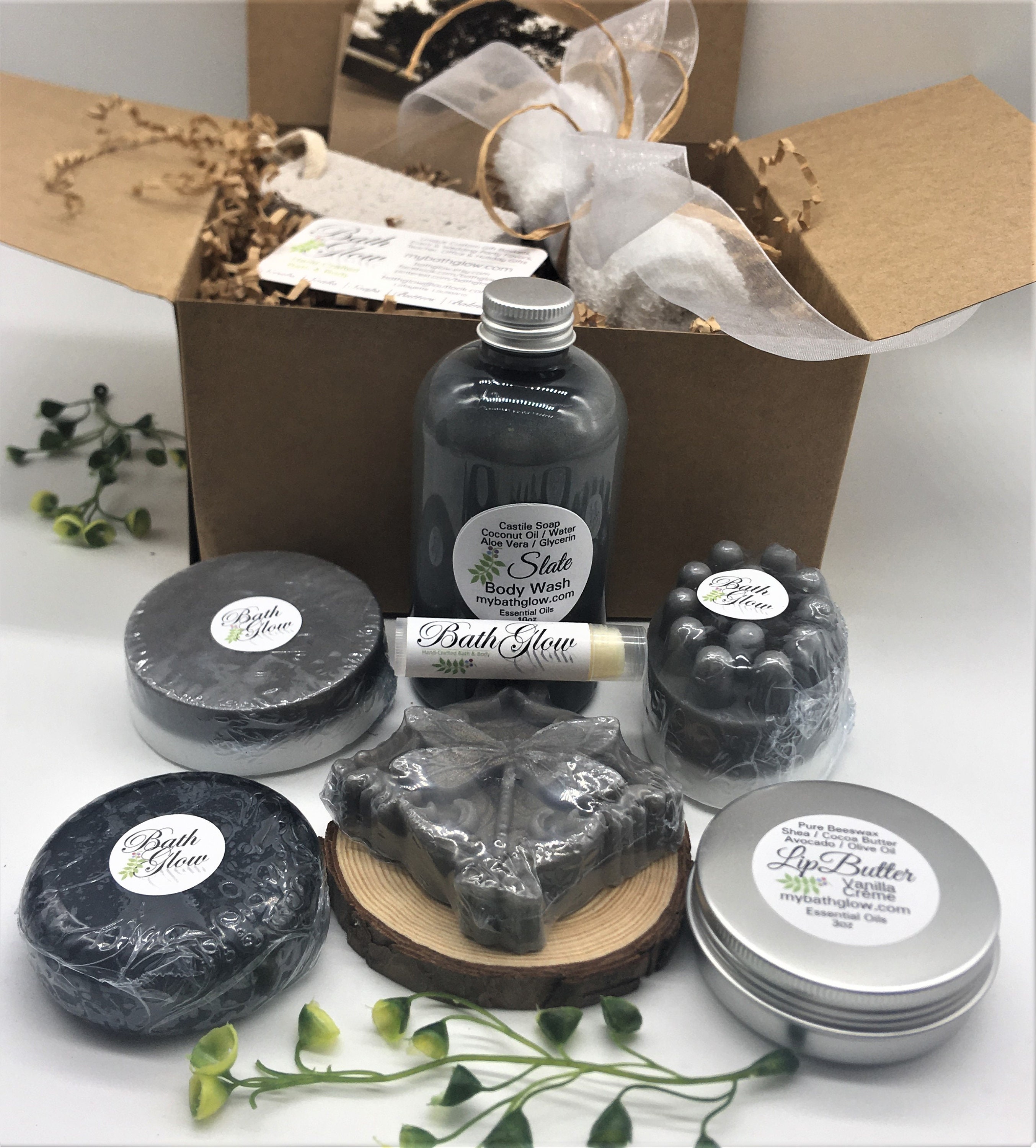 Men's Shower Box Set: Spa Gift Bath Gift Unique Gift Gifts for Men ...