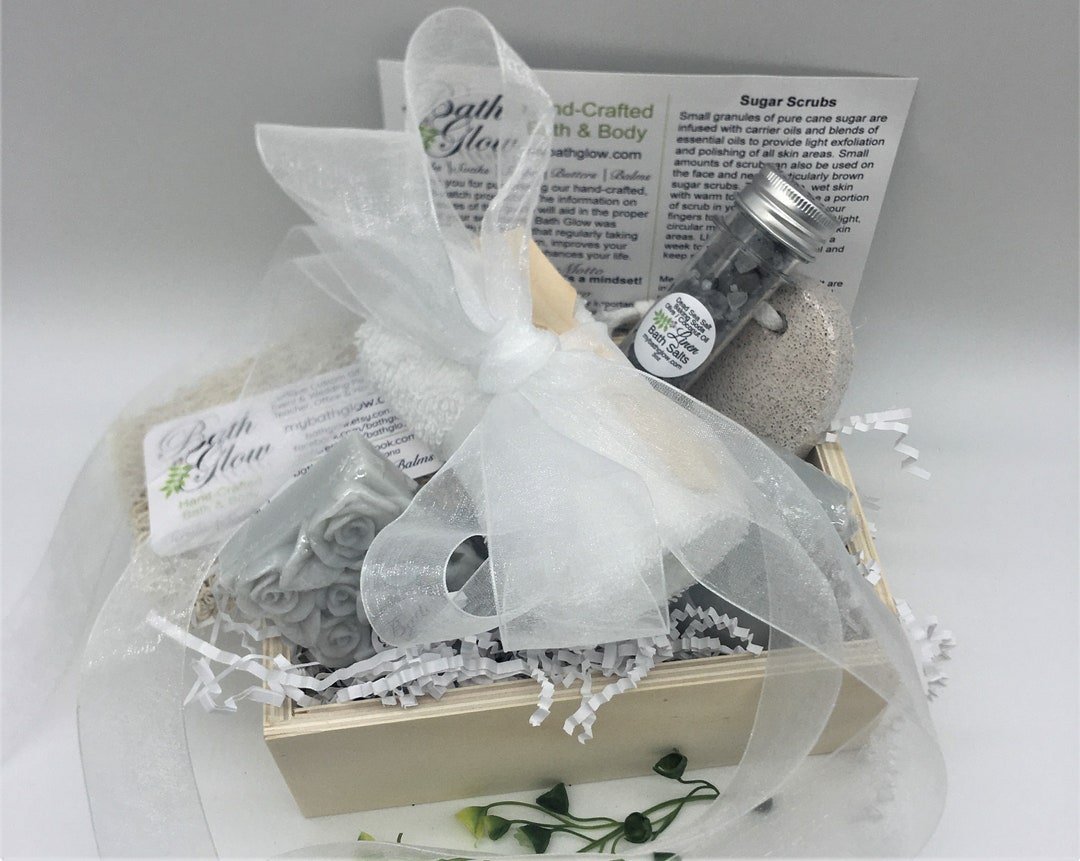 Linen Petite Box Set: Spa Gift Bath Gift Unique Gift Gifts for Women ...