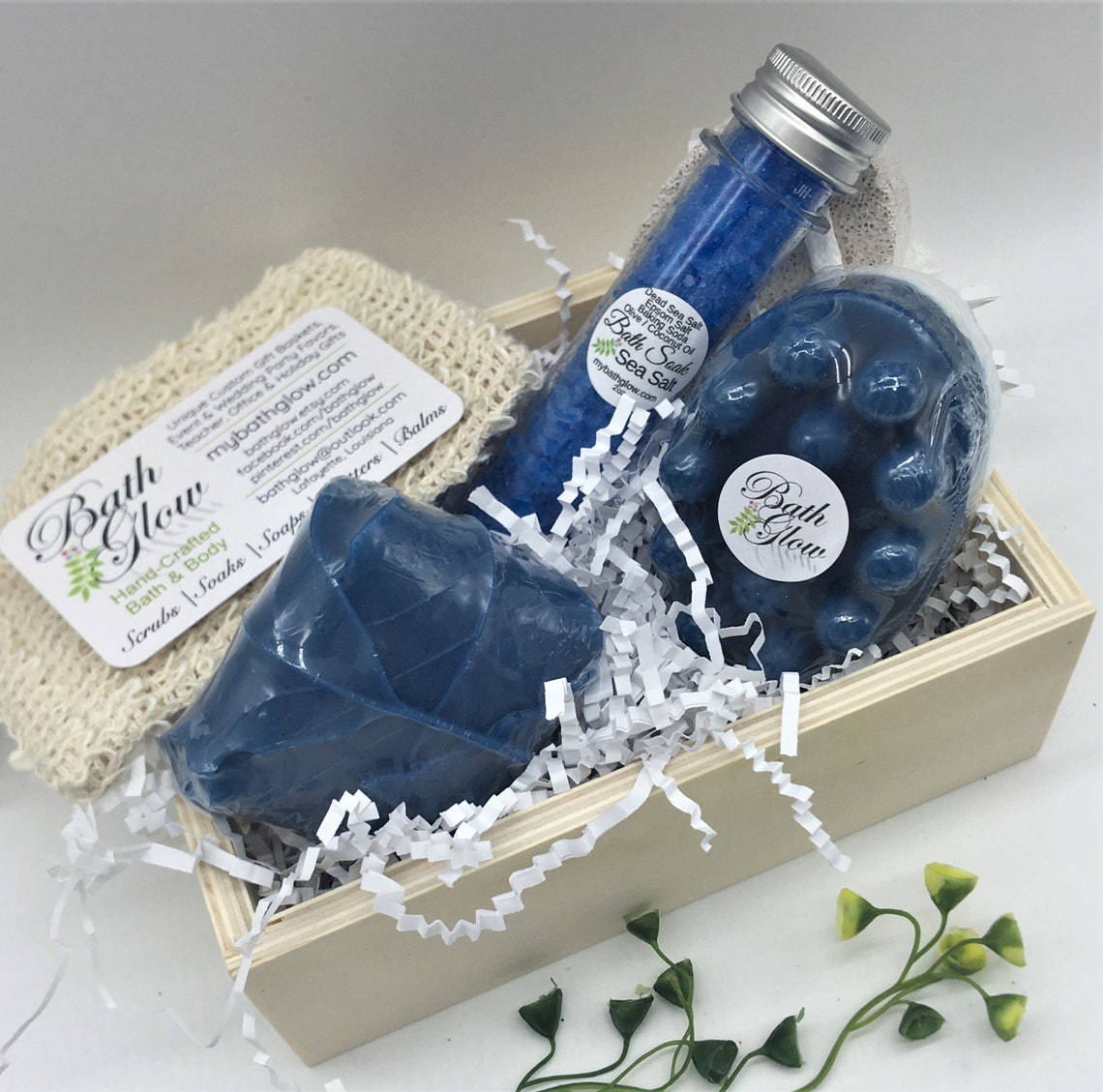 Sea Salt Petite Box Set: Spa Gift Bath Gift Unique Gift - Etsy