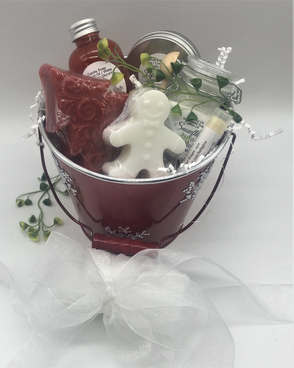 Christmas Basket Set: Spa Gift Christmas Gift Unique Gift Gifts for ...