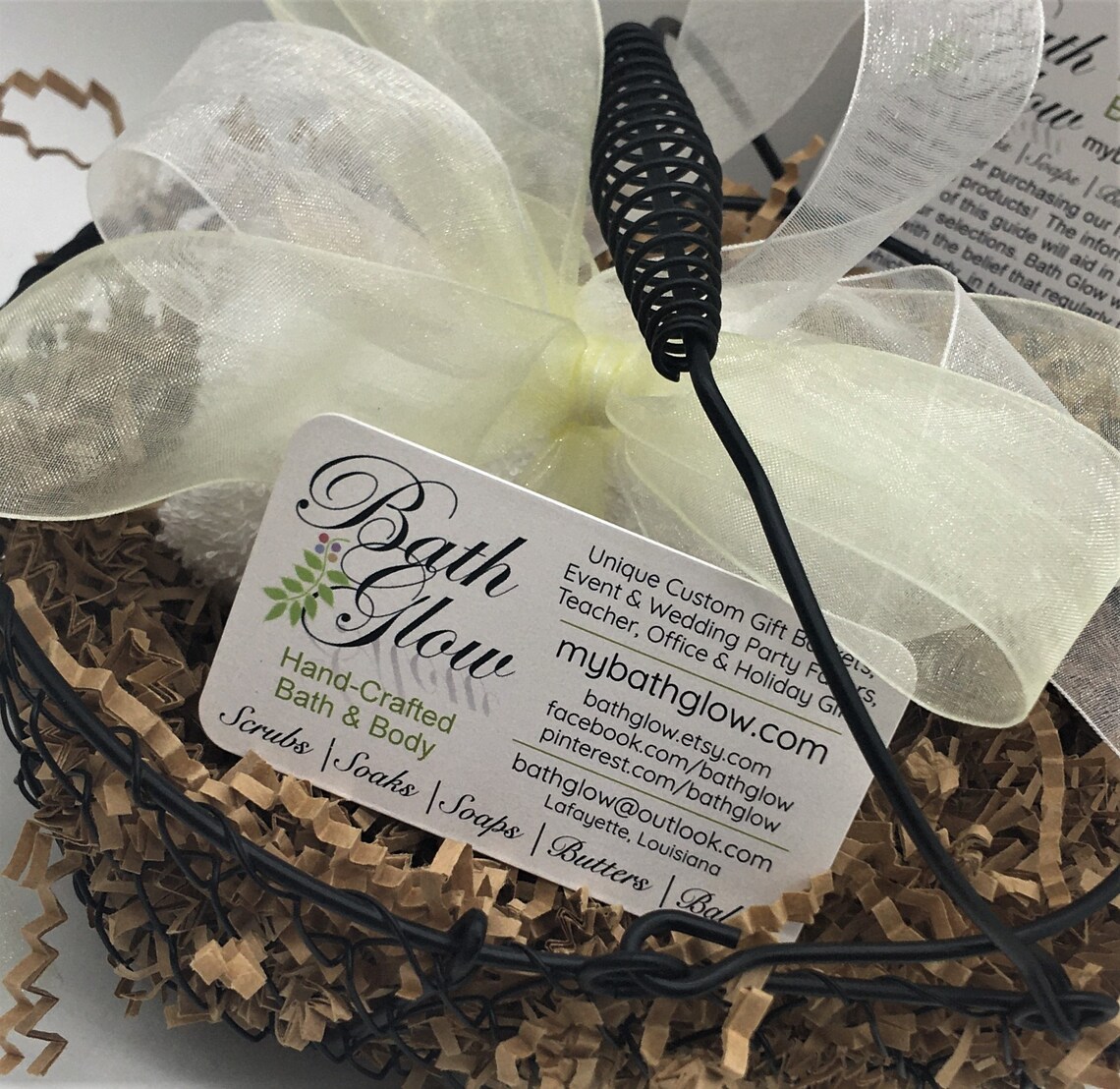 Lemon Wire Basket: Spa Gift Bath Gift Unique Gift Gifts for Women ...