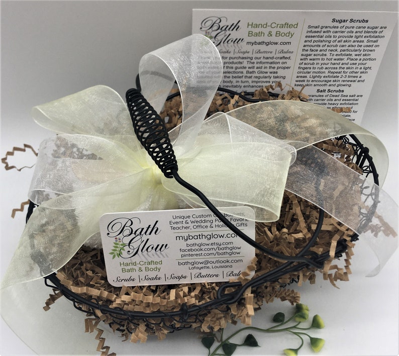 Lemon Wire Basket: Spa Gift | Bath Gift | Unique Gift | Gifts for Women ...