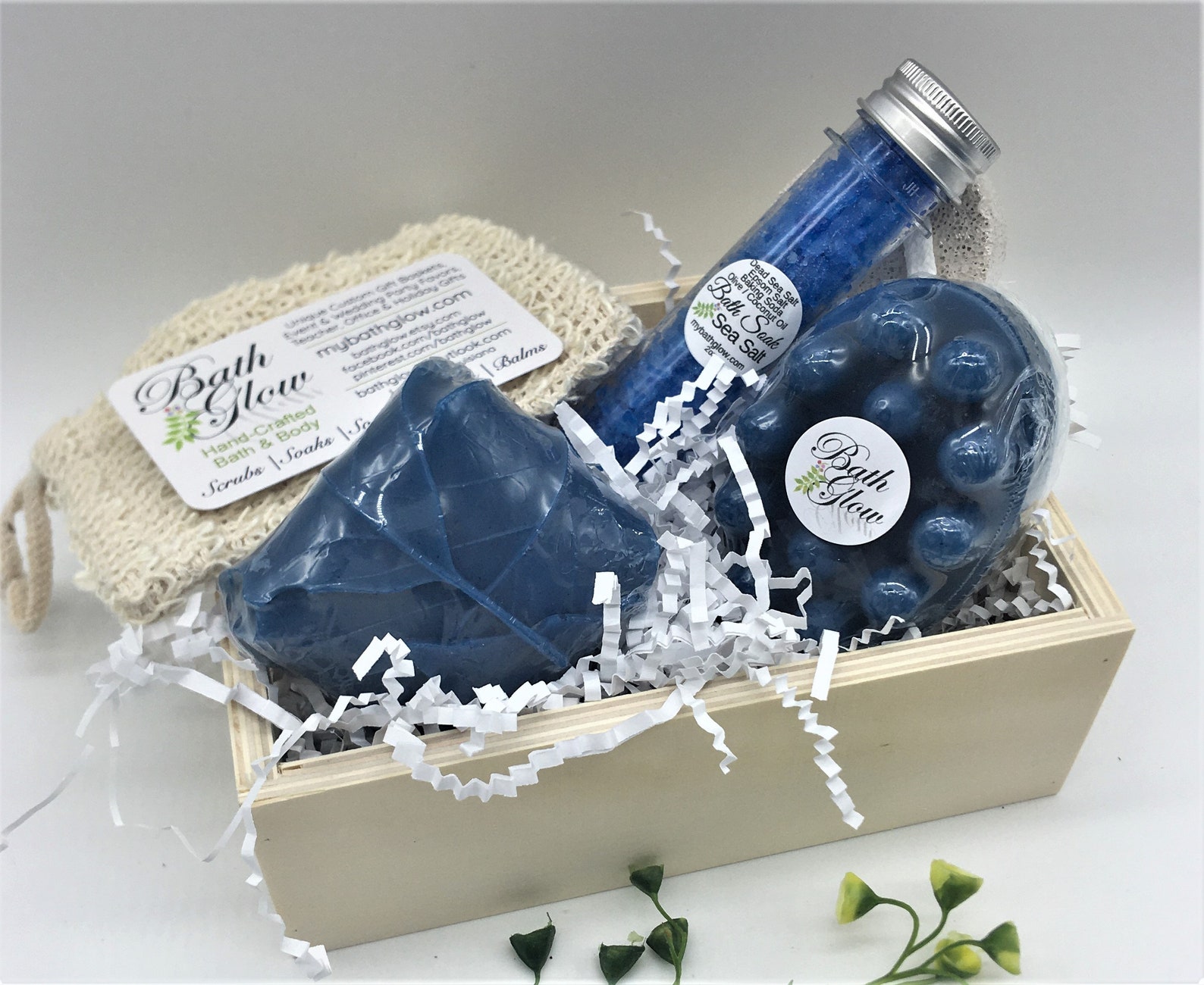 Sea Salt Petite Box Set: Spa Gift Bath Gift Unique Gift - Etsy