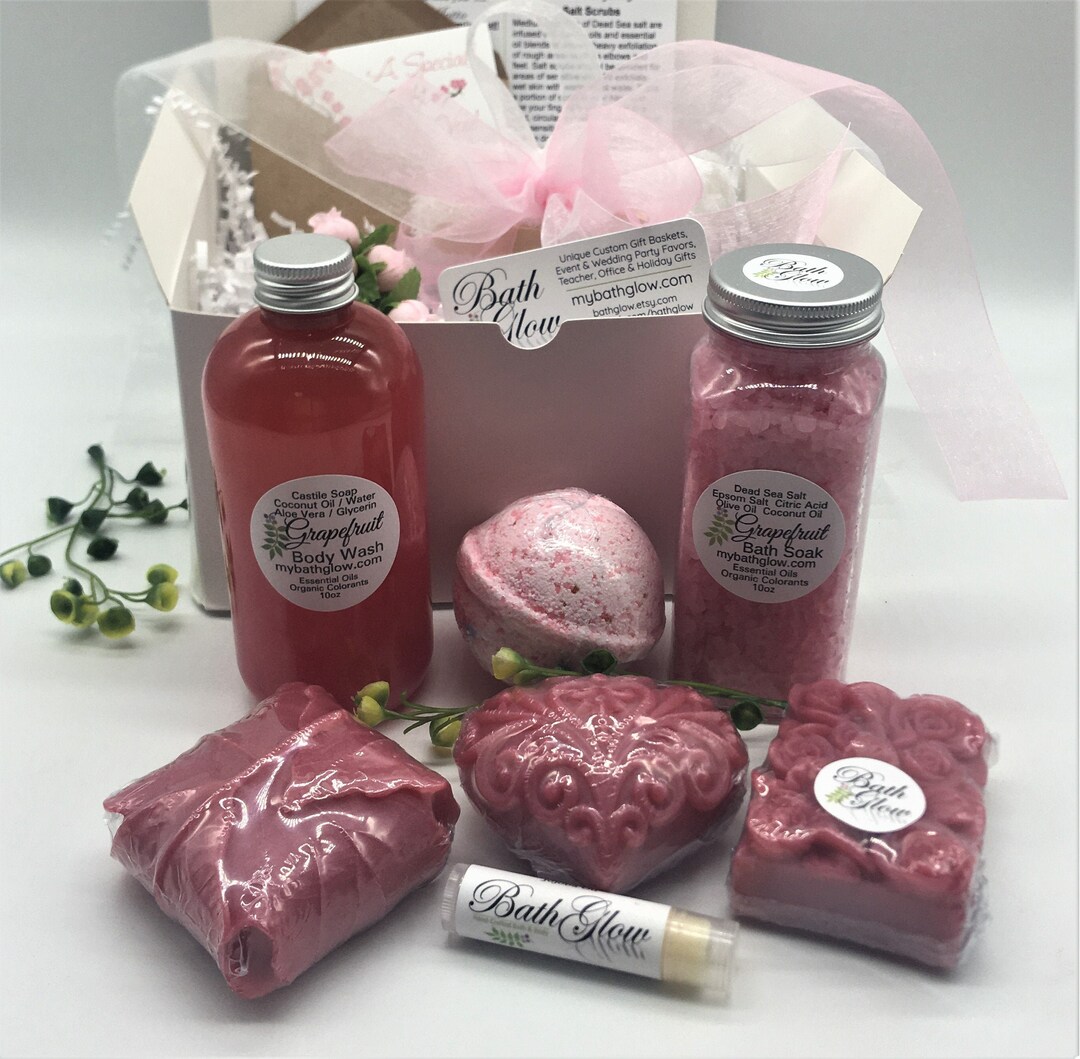 Relaxation Box Set (grapefruit): Spa Gift | Bath Gift | Unique Gift ...