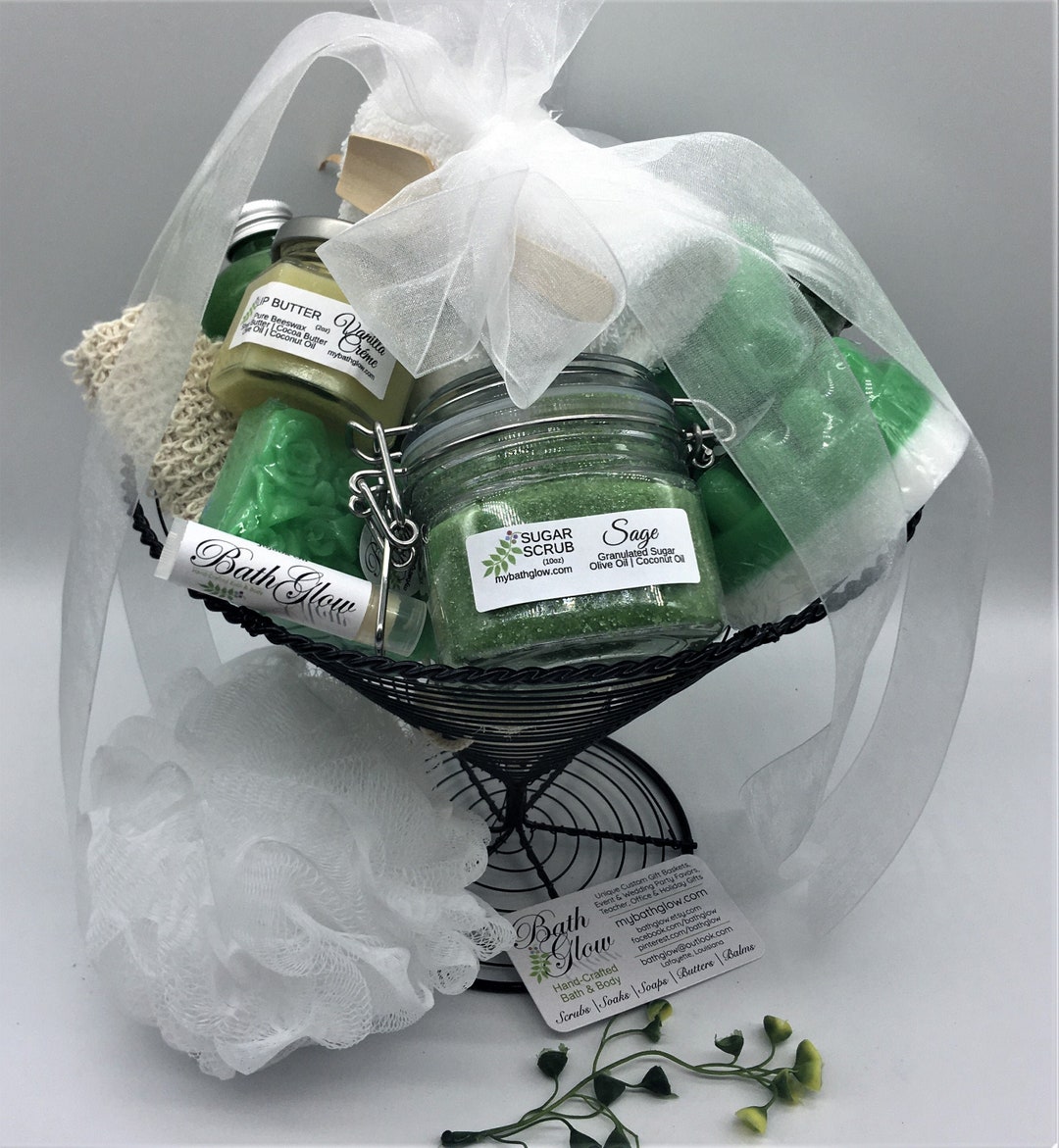 Sage Wire Cone: Spa Gift | Bath Gift | Unique Gift | Gifts for Women ...