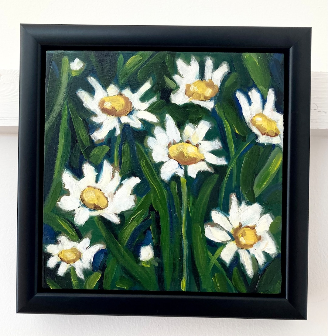 Daisy, Daisy Art, Daisy Painting, Flower Painting, Original Painting ...