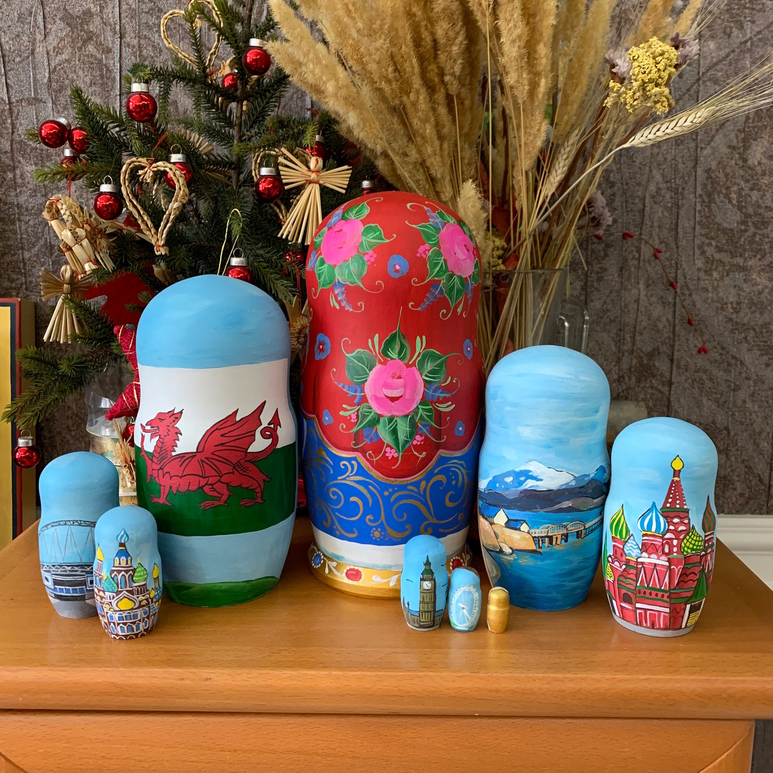 Custom nesting dolls by photo | Etsy