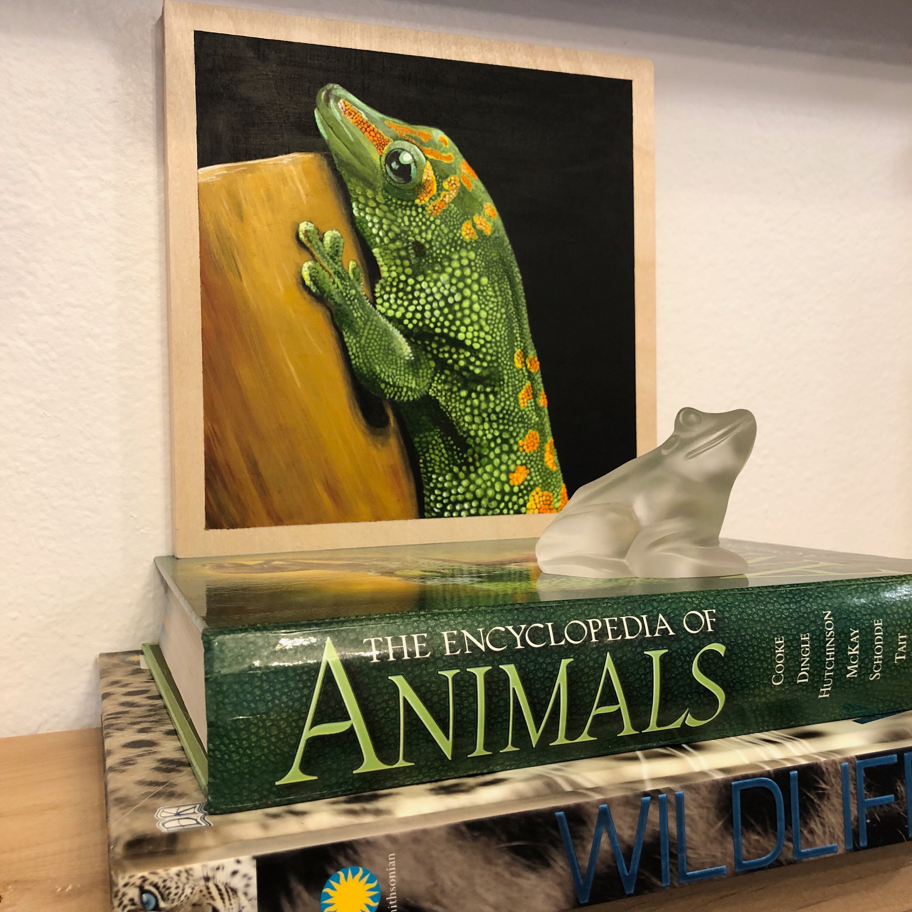 Day Lizard Painting, Acrylic Lizard Painting, Animal Painting, Acrylic ...